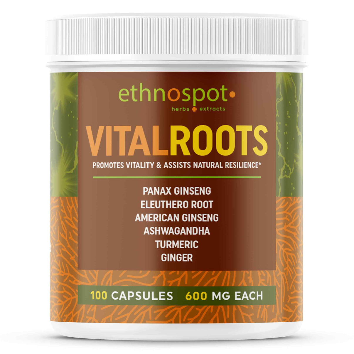 VitalRoots Capsules - Immune Support & Vitality Promoting Herbal Suppl ...